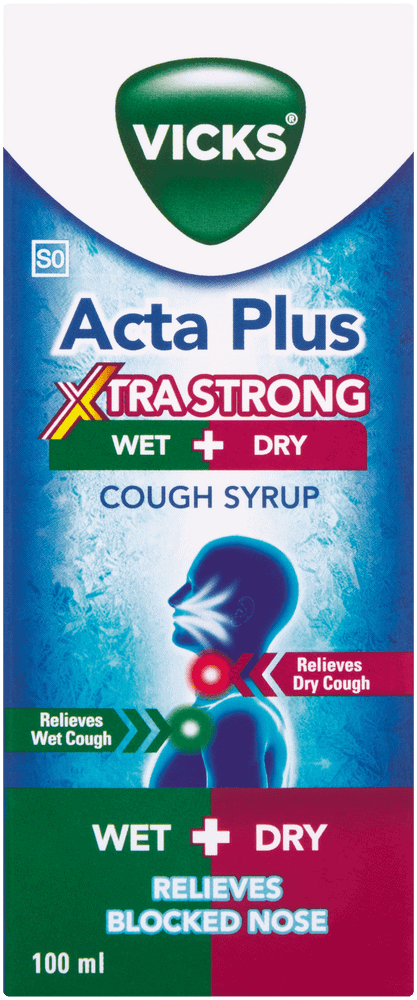 Vicks Vicks Acta Plus Xtra Strong Wet & Dry Cough Syrup 1...