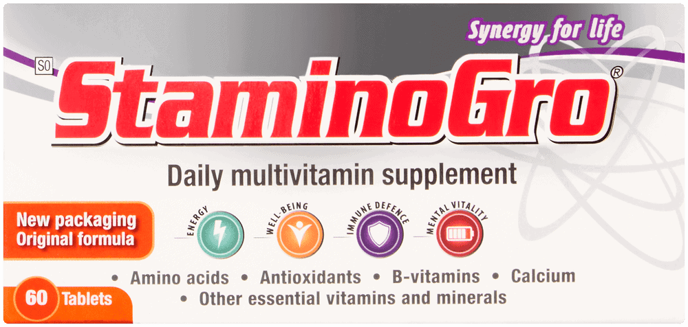Staminogro Staminogro Daily Multivitamin Supplement 60pk