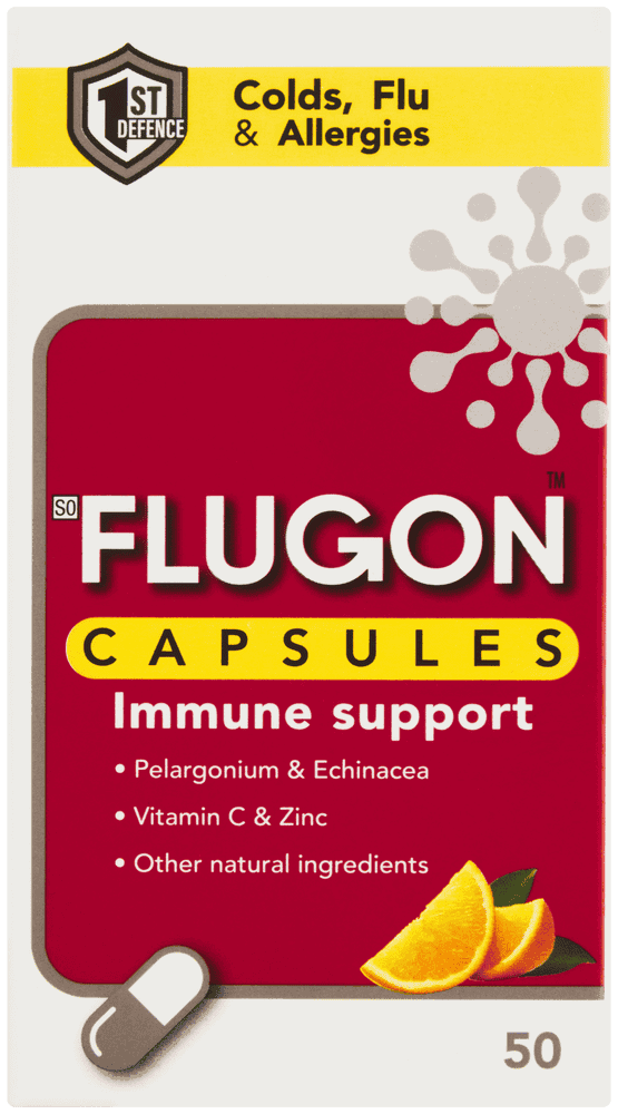 Flugon Flugon Cold and Flu Defence Capsules 50pk
