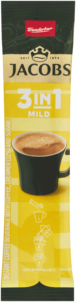 Jacobs Mild 3-in-1 Instant Coffee 11.1g