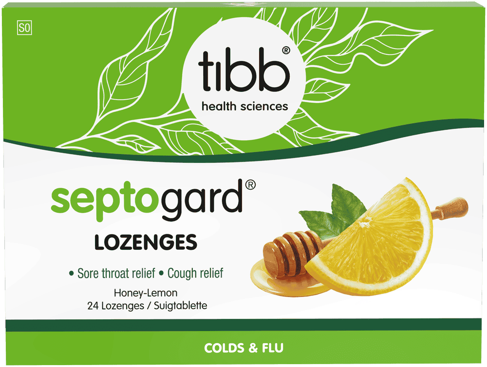 Tibb Tibb Septogard Honey Lemon Lozenges 24pk