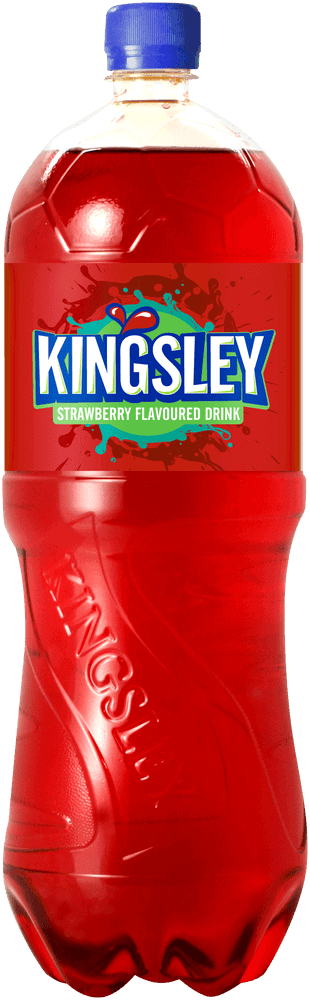 Kingsley Strawberry Flavoured Sparkling Drink 2L