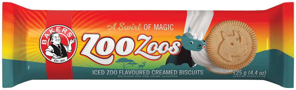 Bakers Zoo Zoos Iced Zoo Flavoured Creamed Biscuits 125g