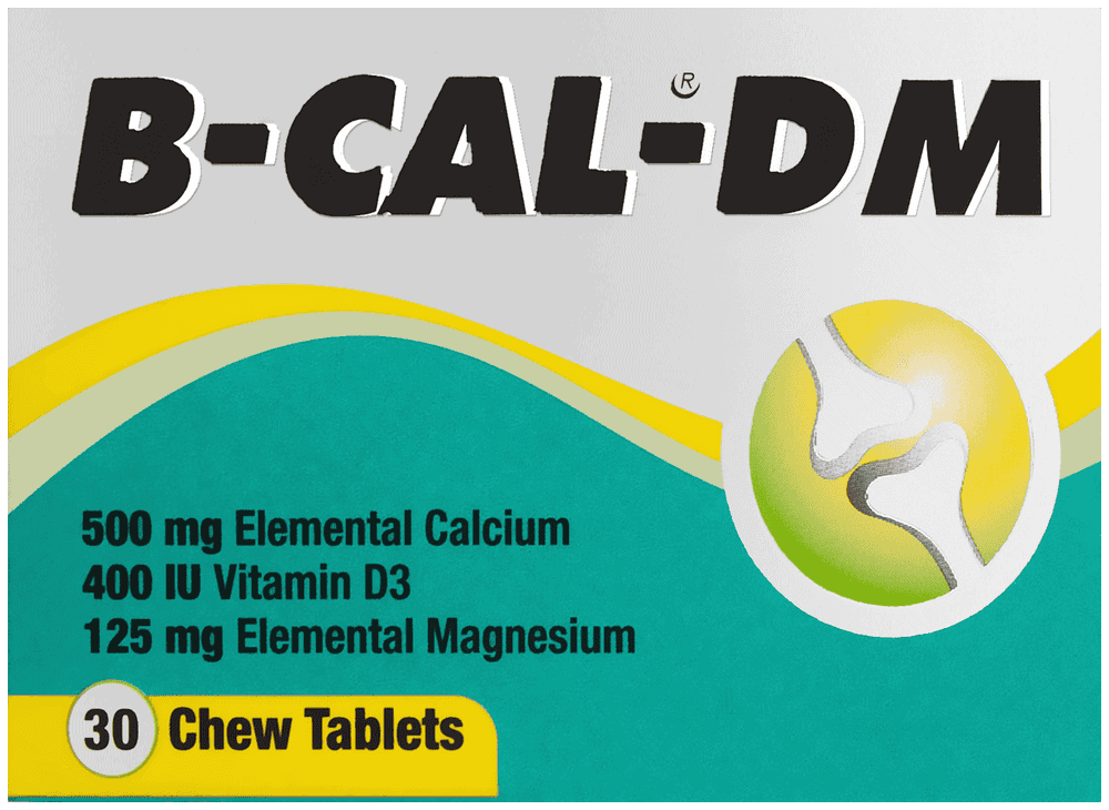 B-cal B-cal DM Calcium Supplement Chew Tablets 30pk