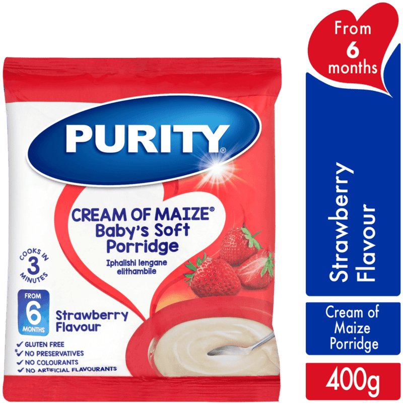 Purity CREAM OF MAIZE STRAWBERRY 400G