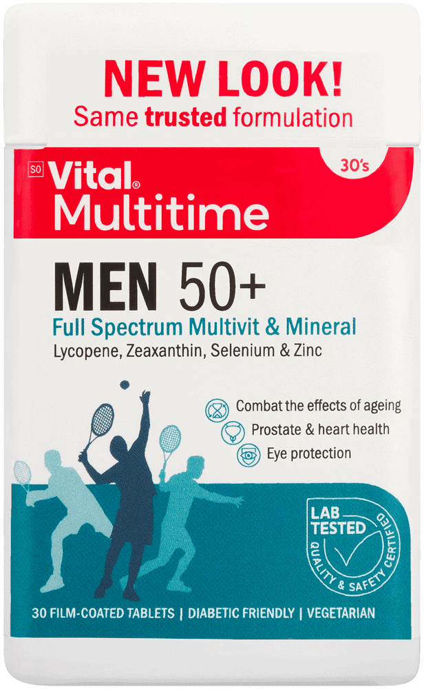 Vital Vital Multitime Men 50+ Full Spectrum Multivit & Mi...