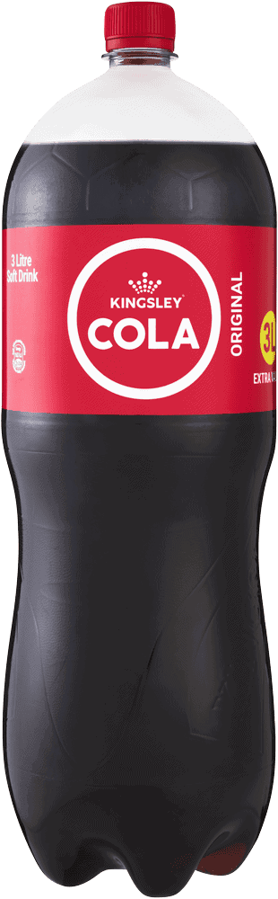 Kingsley Kingsley Cola Original Soft Drink 3L