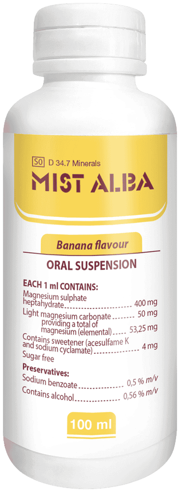 Mist Alba Banana Flavour Oral Suspension 100ml