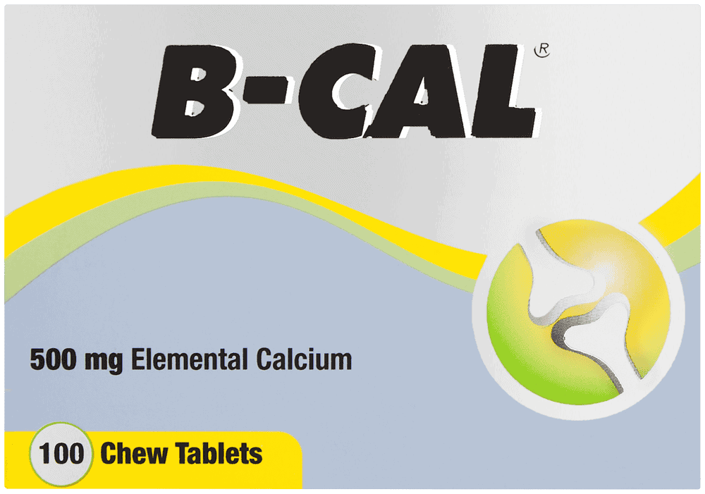 B-cal B-cal Supplement Chew Tablets 100pk