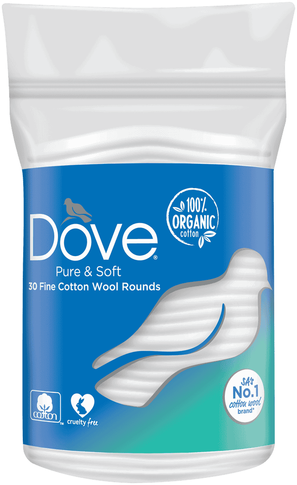 Dove Fine Cotton Wool Rounds 30pk