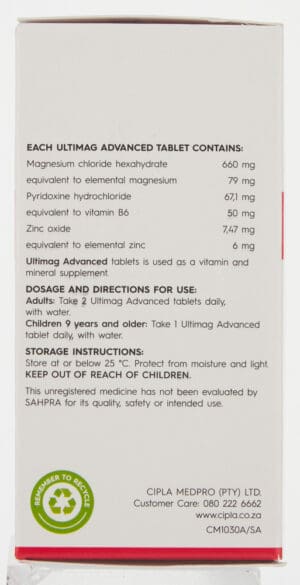 Cipla Ultimag Advanced Tablets 100pk