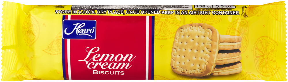 Henro Lemon Cream Biscuits 150g