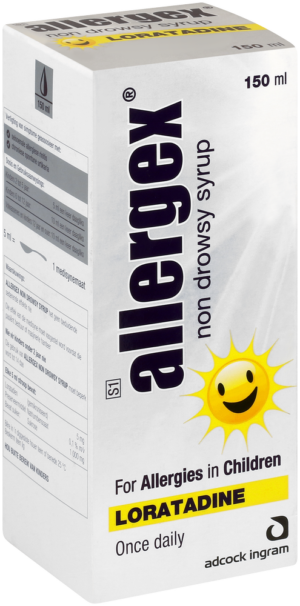 Allergex Loratadine Non Drowsy Allergy Syrup for Children