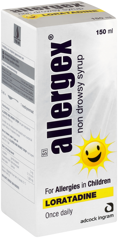 Allergex Loratadine Non Drowsy Allergy Syrup for Children