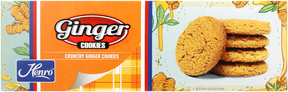 Henro Crunchy Ginger Cookies 175g