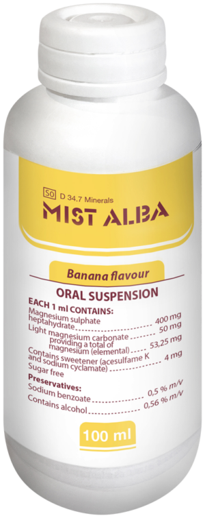 Mist Alba Banana Flavour Oral Suspension 100ml