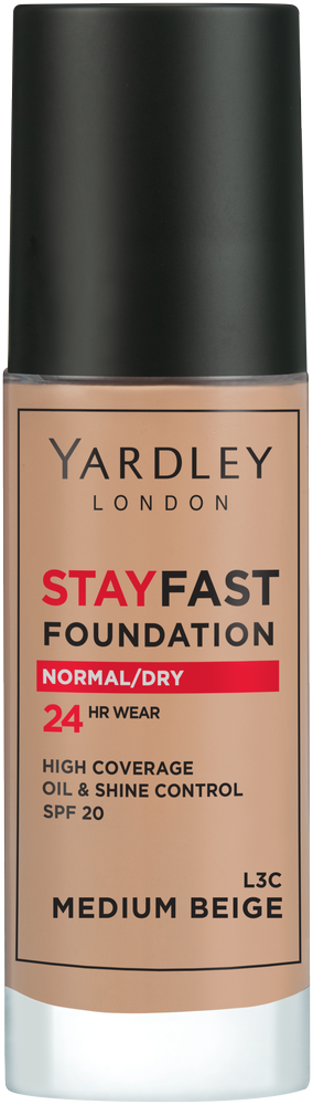 Yardley Stayfast Medium Beige SPF 20 24HR Foundation
