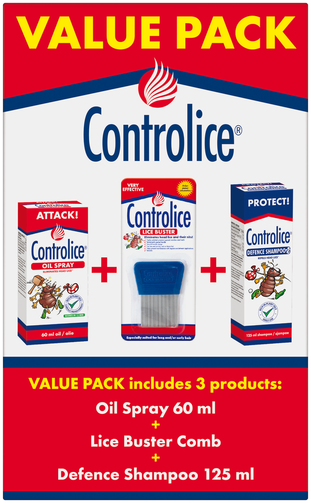 Controlice Controlice Head Lice Treatment Pack 3pc 3pc