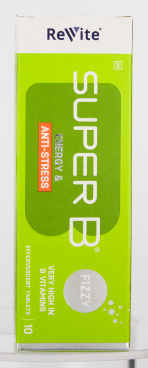 Revite Super B Energy & Anti-Stress Effervescent 10pk