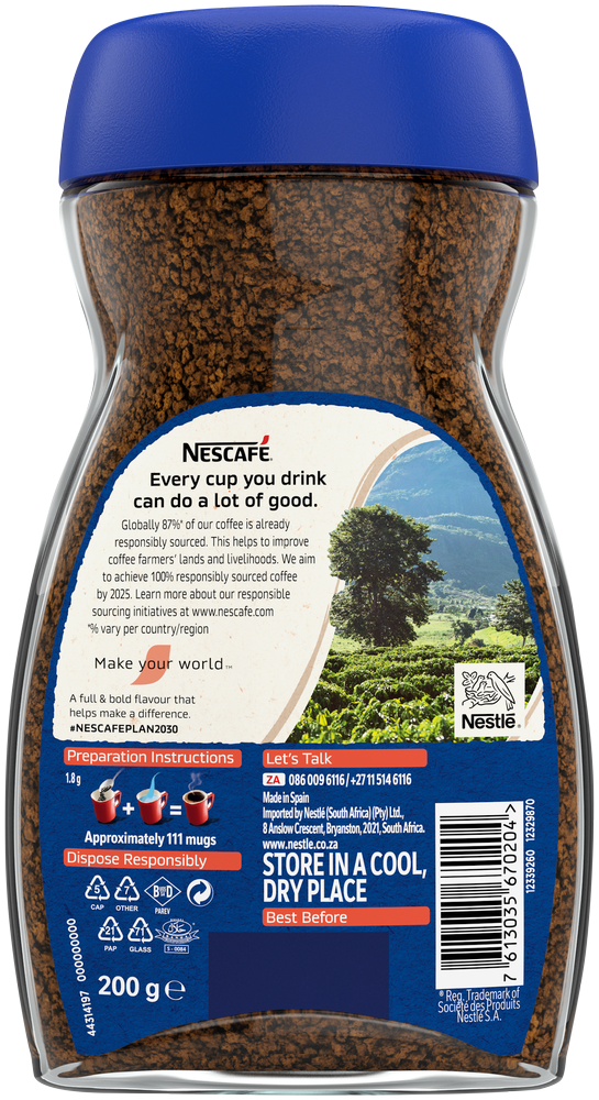 Nescafé Nescafé Classic Decaf Soluble Coffee 200g 200g