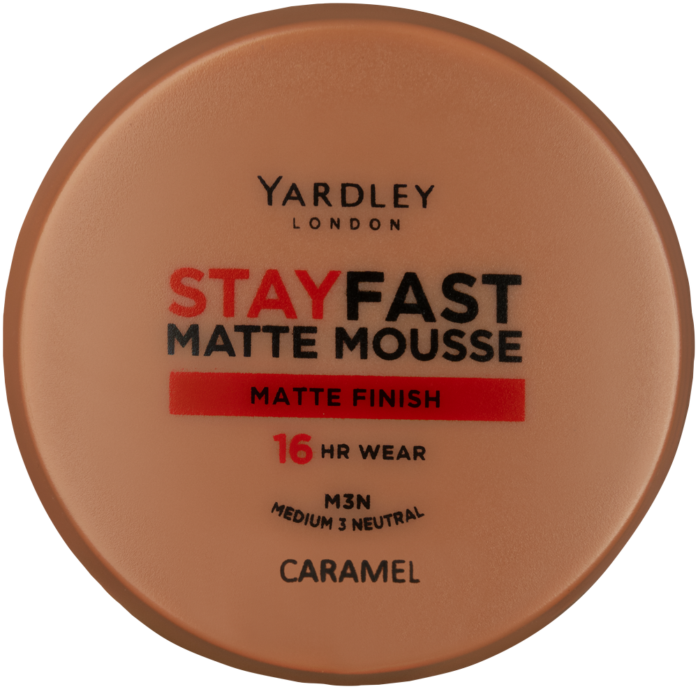 Yardley Stayfast M3N Caramel 16HR Mousse Foundation