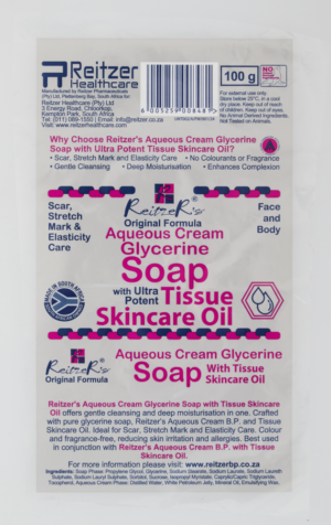 Reitzer's Aqueous Cream Glycerine Soap with Tissue Skinca...
