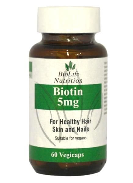 Biolife BIOTIN 5MG CAPS 60'S