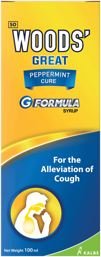 Woods' G Formula Peppermint Cure Cough Syrup 100ml
