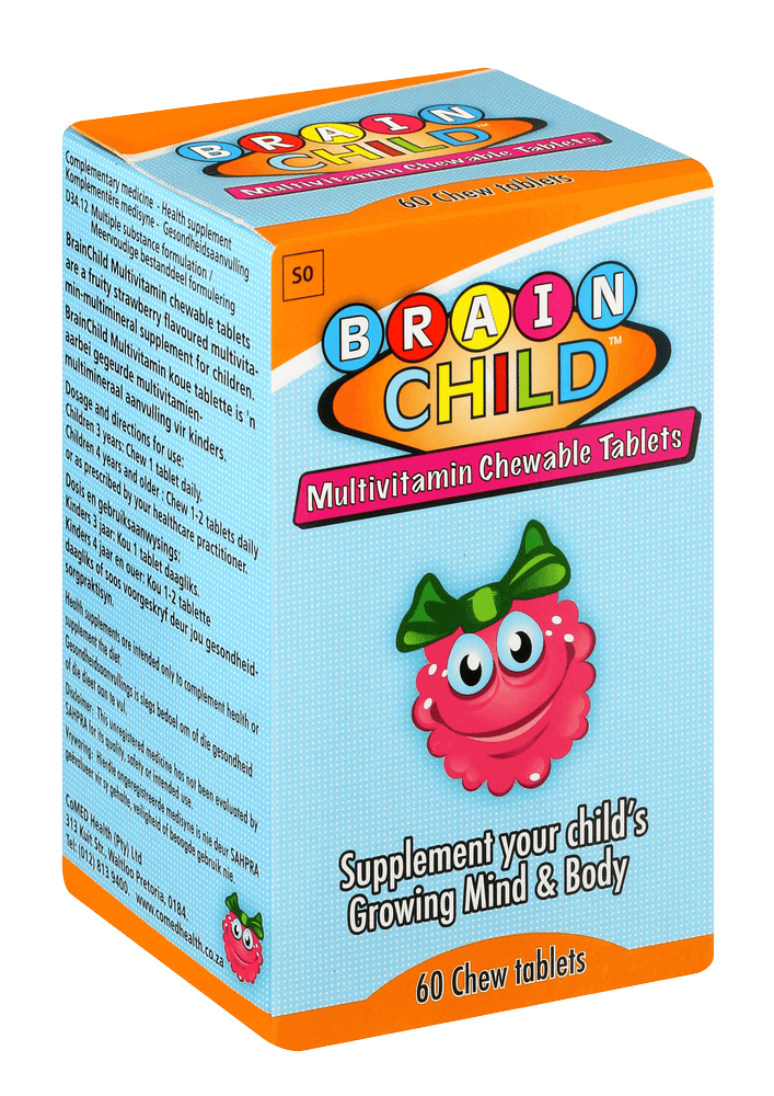 Brain Child BrainChild Multivitamin Chewable Tablets 60pk