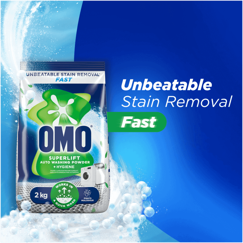 OMO OMO Superlift +Hygiene Auto Washing Powder 2kg