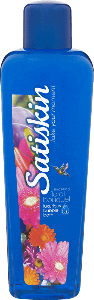 Satiskin Lingering Floral Bouquet Luxurious Bubble Bath 1L