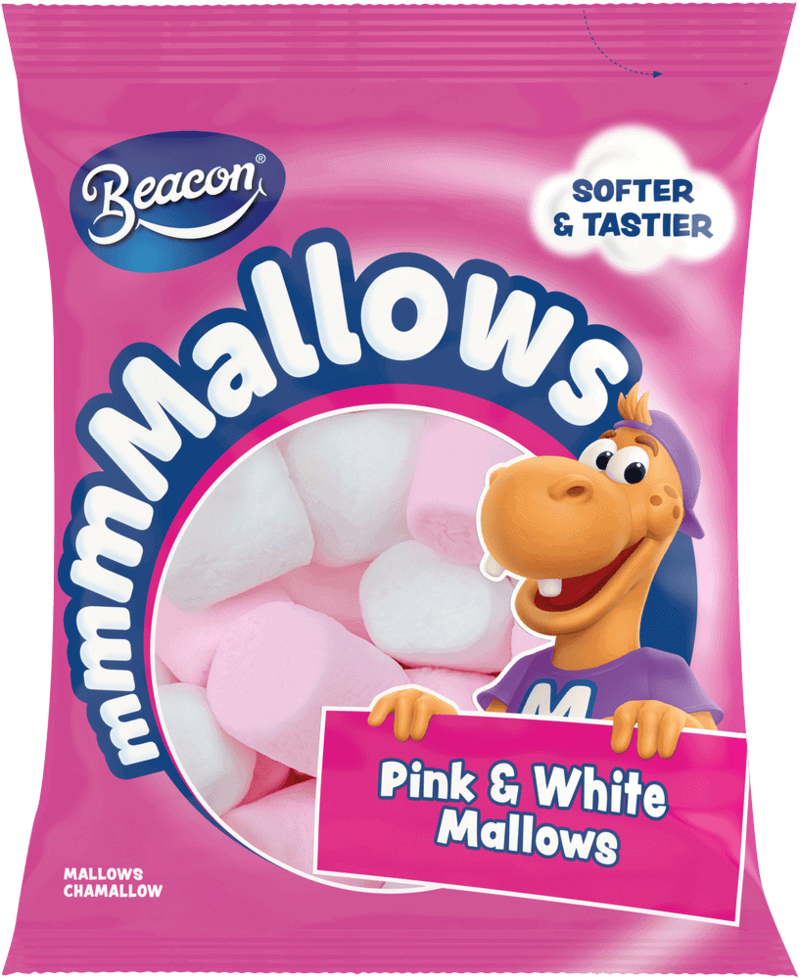 Beacon mmmMallows Pink & White Mallows 135g