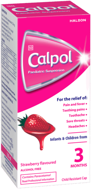 Calpol Calpol Strawberry Flavoured Paediatric Suspension 100