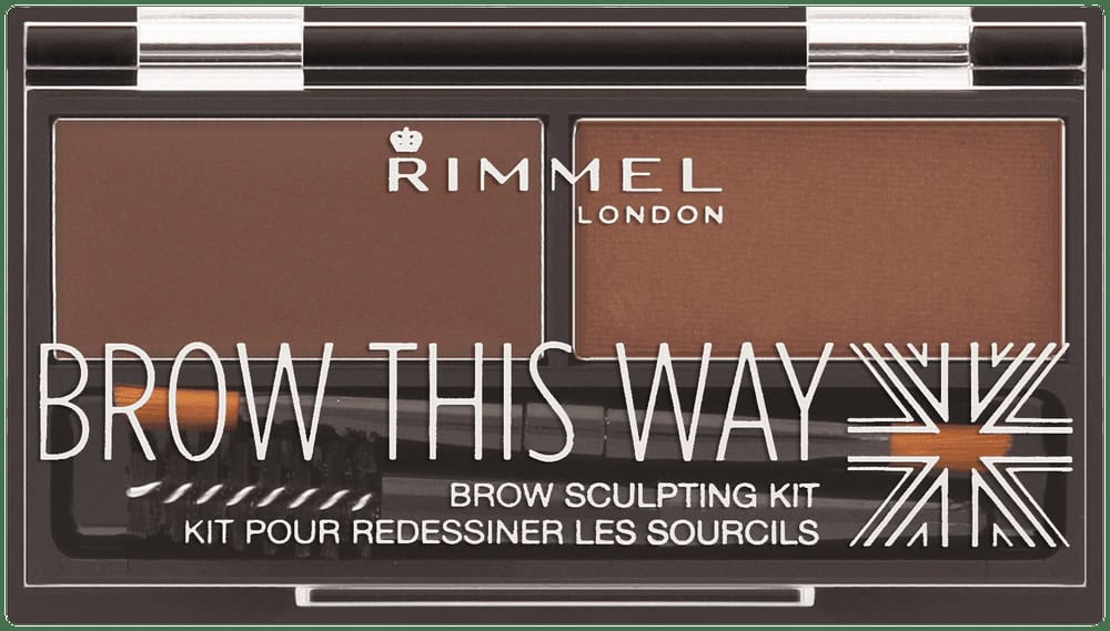 Rimmel Brow This Way Dark Brown Brow Sculpting Kit