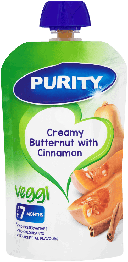 Purity From 7 Months Creamy Butternut with Cinnamon Veggi...