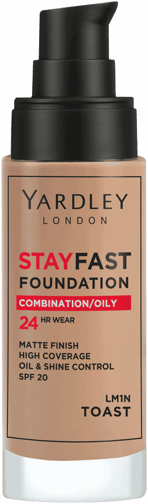 Yardley Stayfast Toast SPF 20 24HR Foundation