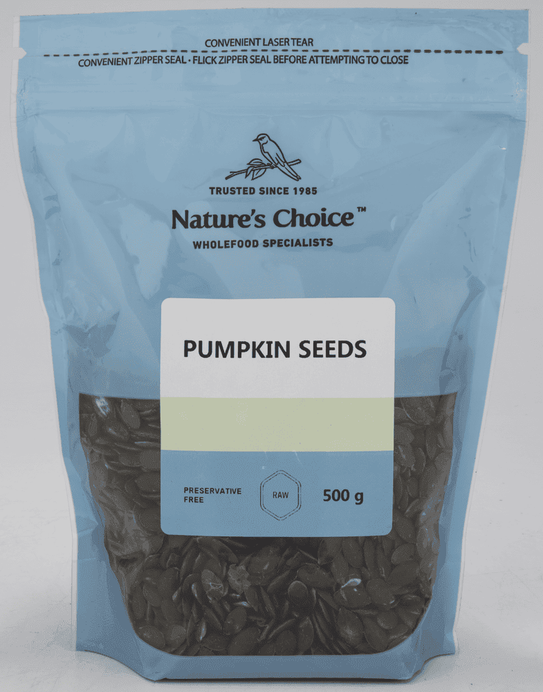 Nature's Choice Raw Pumpkin Seeds 500g