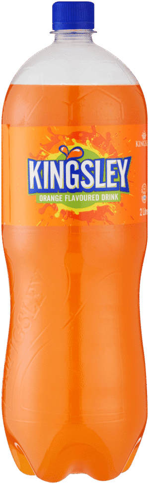 Kingsley Orange Flavoured Soft Drink 2L