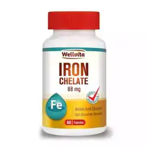 Wellvita Wellvita IRON CHELA 88MG 60 CAP