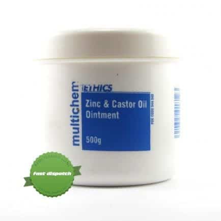 Pharmacy PAKMED ZINC & CASTOR OIL OINT 500G