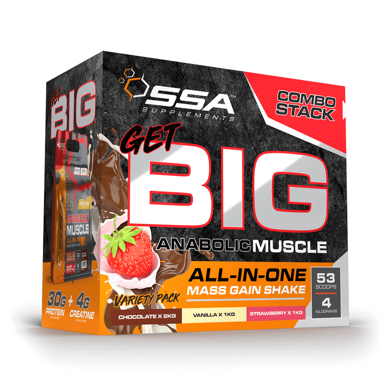 SSA Supplements SSA GET BIG 4KG BOX VARIETY